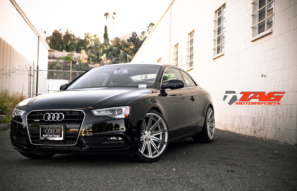TAG Motorsports - 2013 A5 Lowered on Vossen CV4 for Audi of San Diego ...
