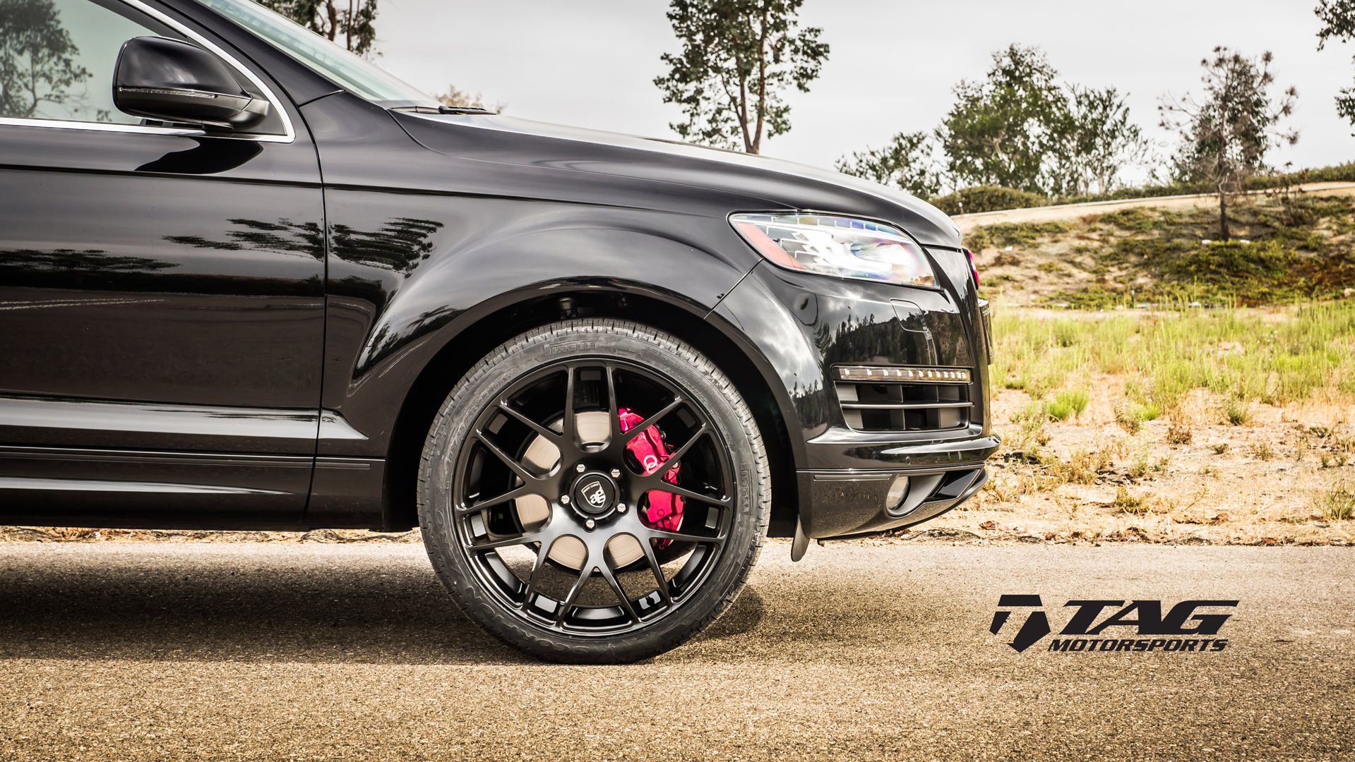 Pretty in Pink! / 2014 Audi Q7 on Black Avantgarde Wheels / TAG Motorsports